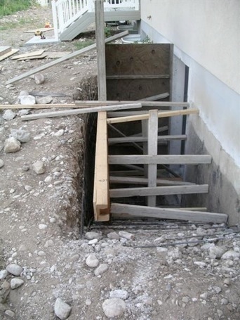 Precast Basement Walkout Stairs - Openbasement